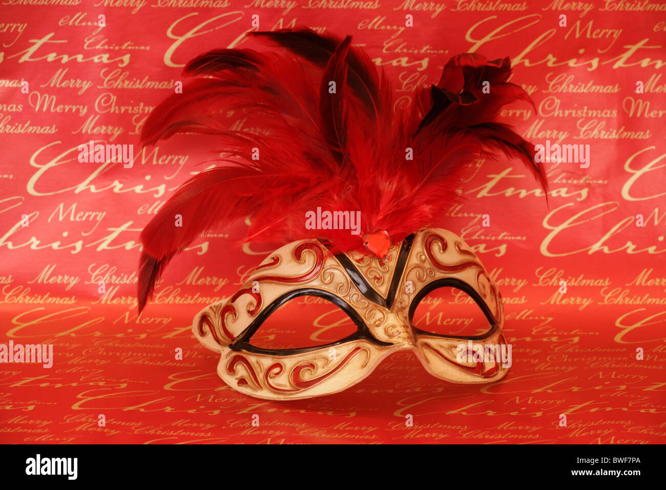 Christmas Masquerade Background