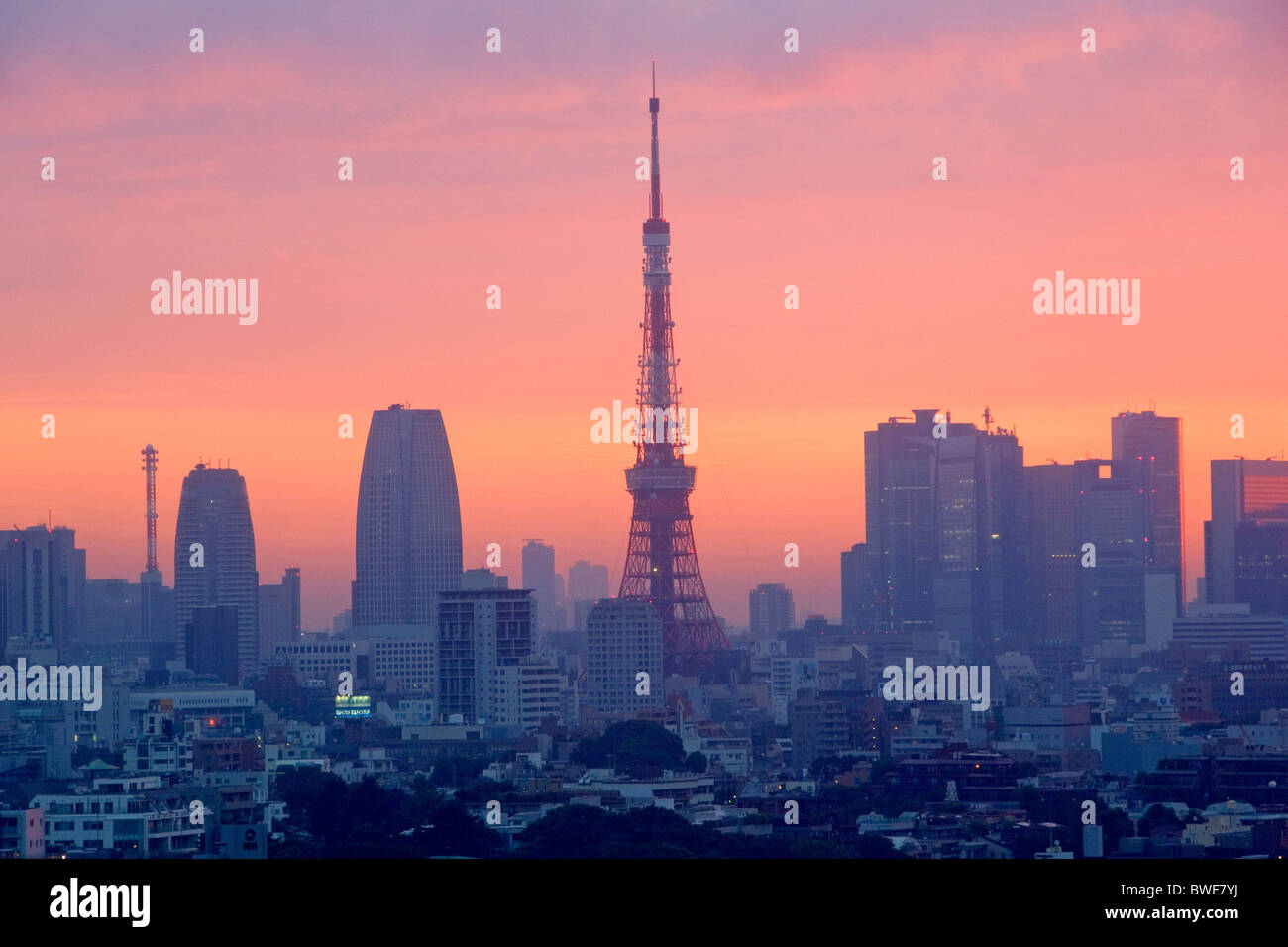 Sunrise over Tokyo, Japan Stock Photo - Alamy