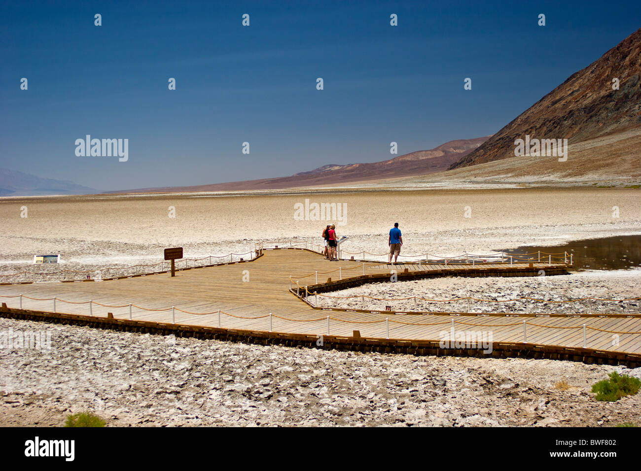 United States, California, Death Valley National Park Bad water Stock ...