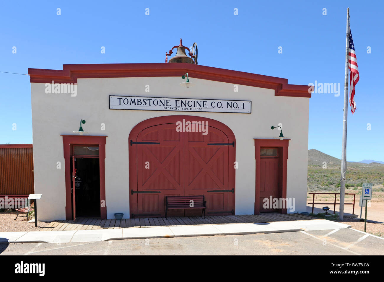 Fire Station Tombstone Arizona Stock Photo - Alamy