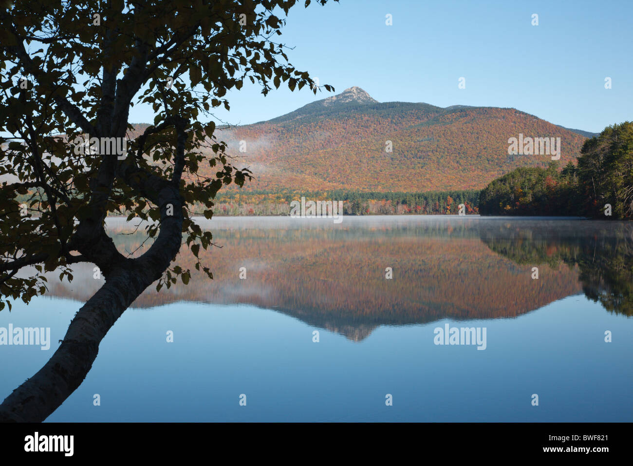 Mount Chocorua from Chocorua Lake in Tamworth, New Hampshire USA during ...