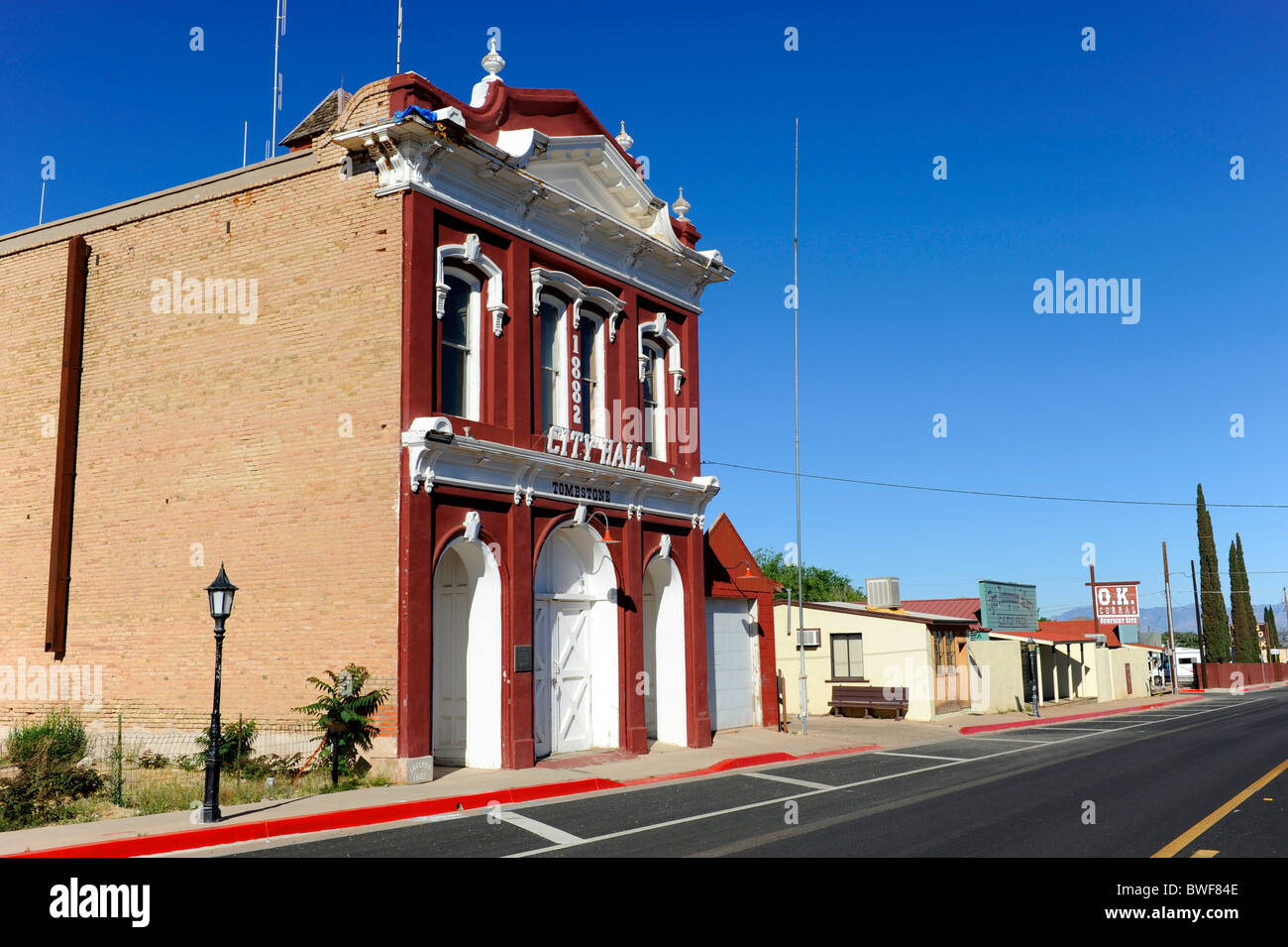 City Hall Tombstone Arizona Stock Photo - Alamy