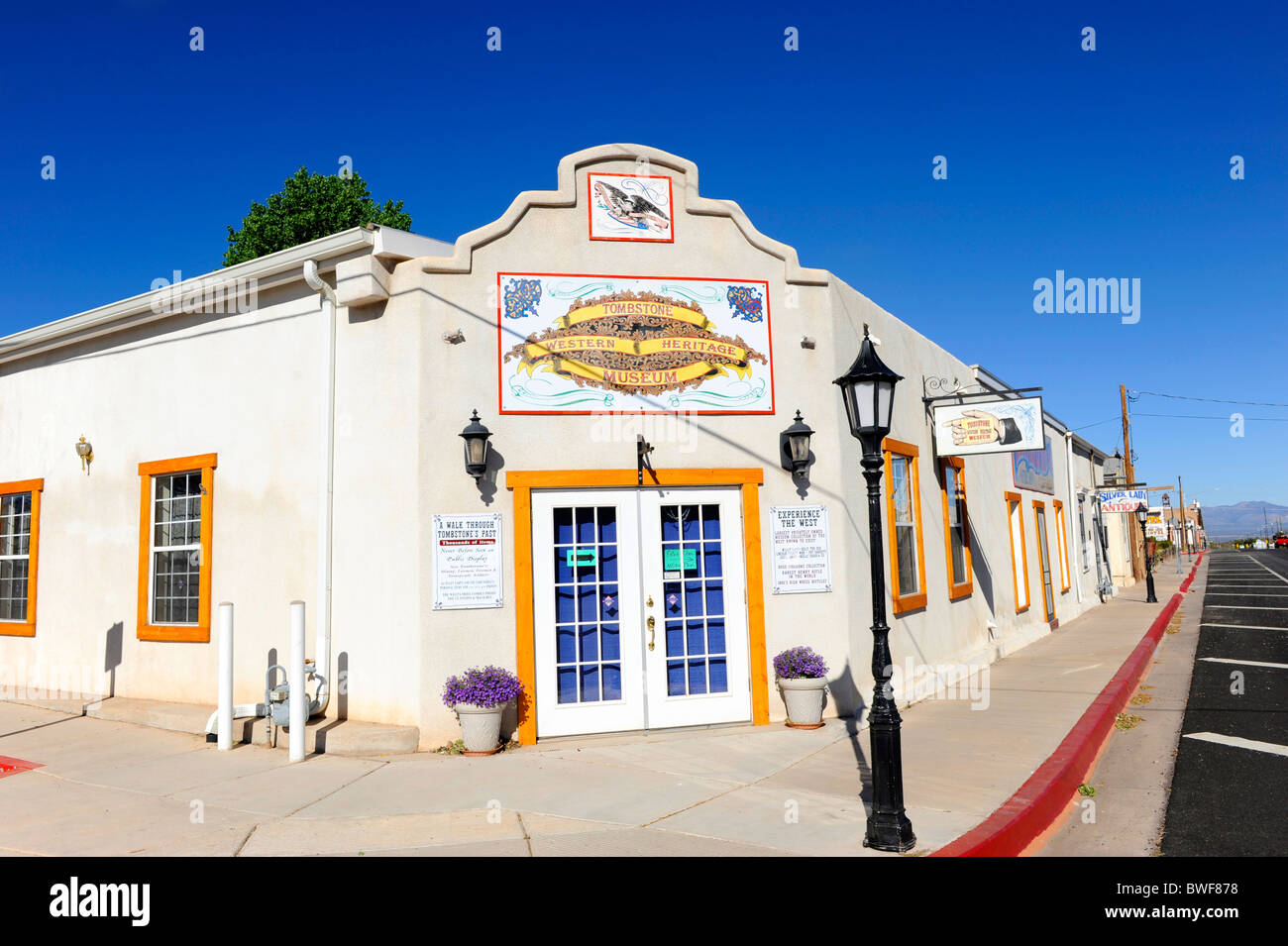 Tombstone western heritage museum tombstone hi-res stock photography ...