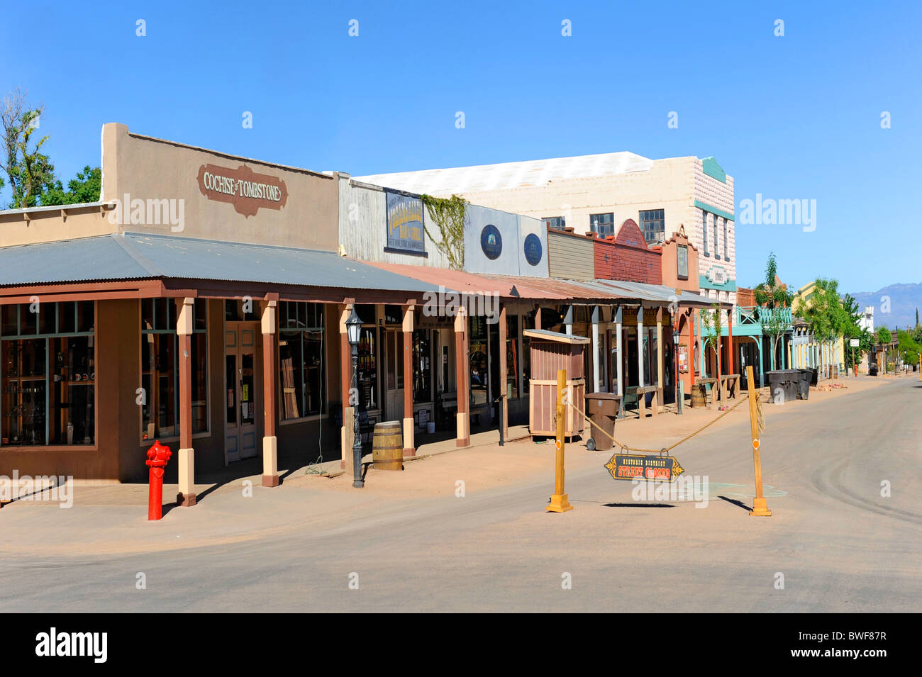 Stores in Tombstone Arizona Stock Photo - Alamy