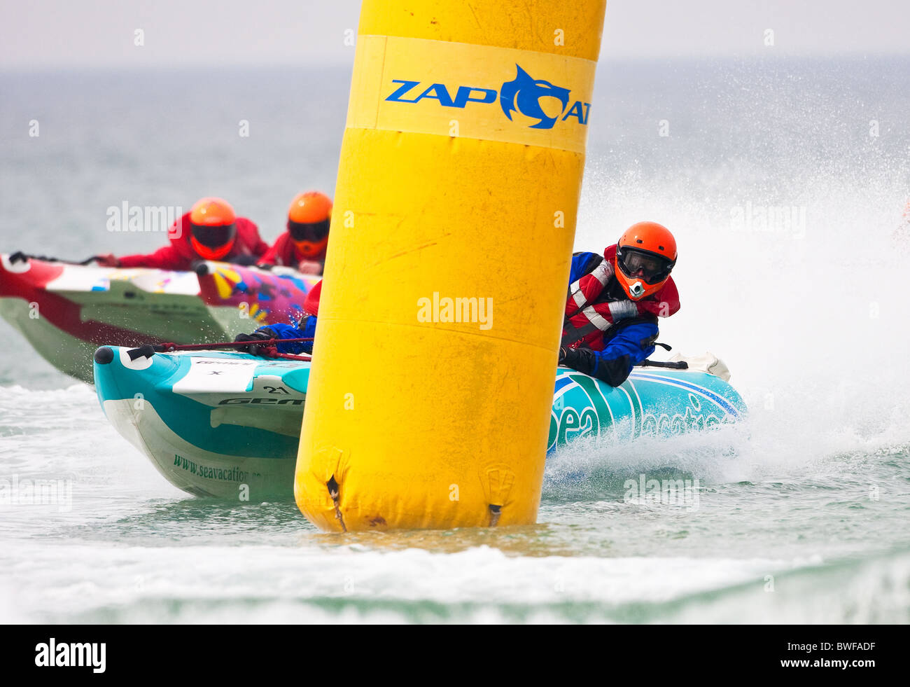 Zapcat Racing, Fistral Beach, Newquay, Cornwall UK Stock Photo - Alamy