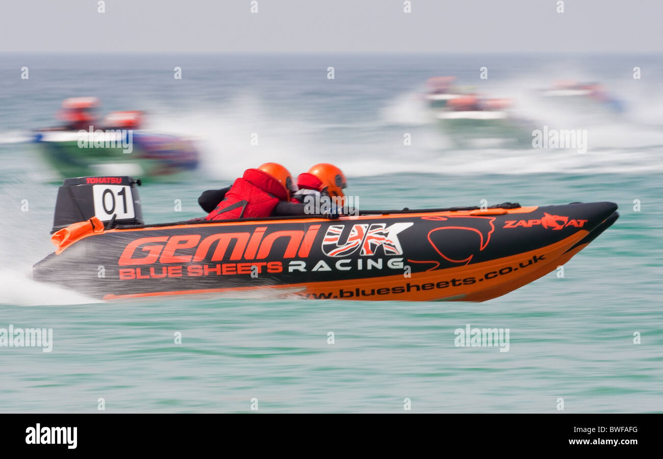 Zapcat Racing, Watergate Bay, Cornwall UK Stock Photo - Alamy