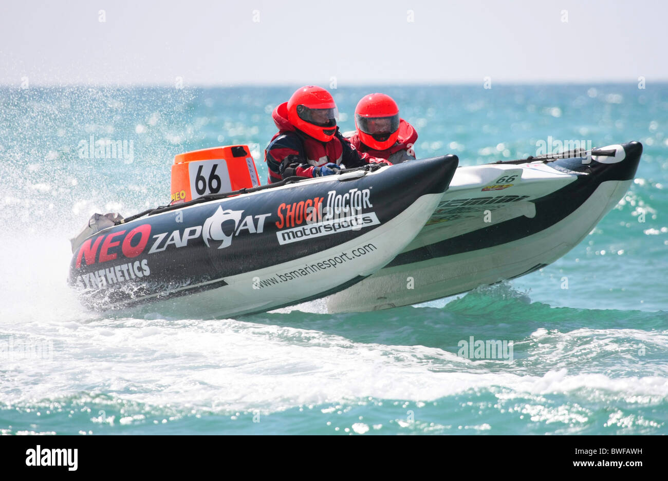Zapcat Racing, Watergate Bay, Cornwall UK Stock Photo - Alamy