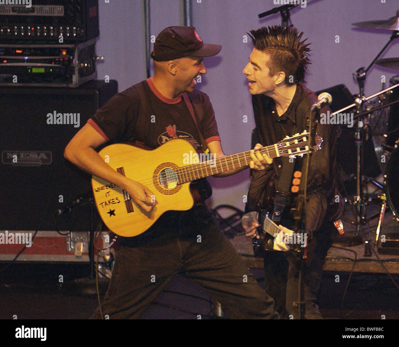 Rock Against Bush Concert Tour Stock Photo - Alamy