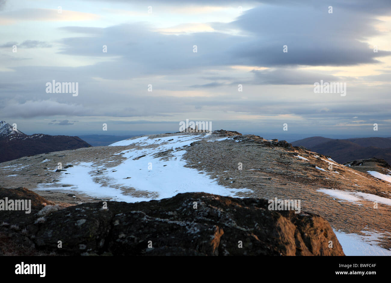 View from the summit of Ben Vorlich near Loch Lomond Stock Photo - Alamy
