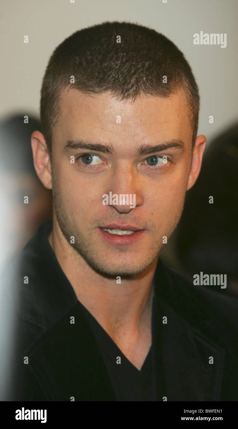 Launch of Justin Timberlake's William Rast Clothing Line Stock Photo ...