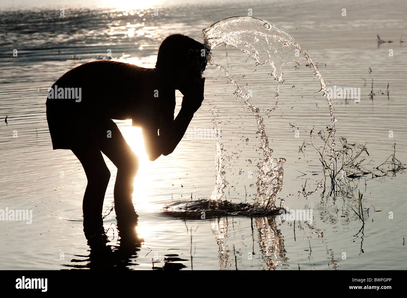 Drinking Water From Lake