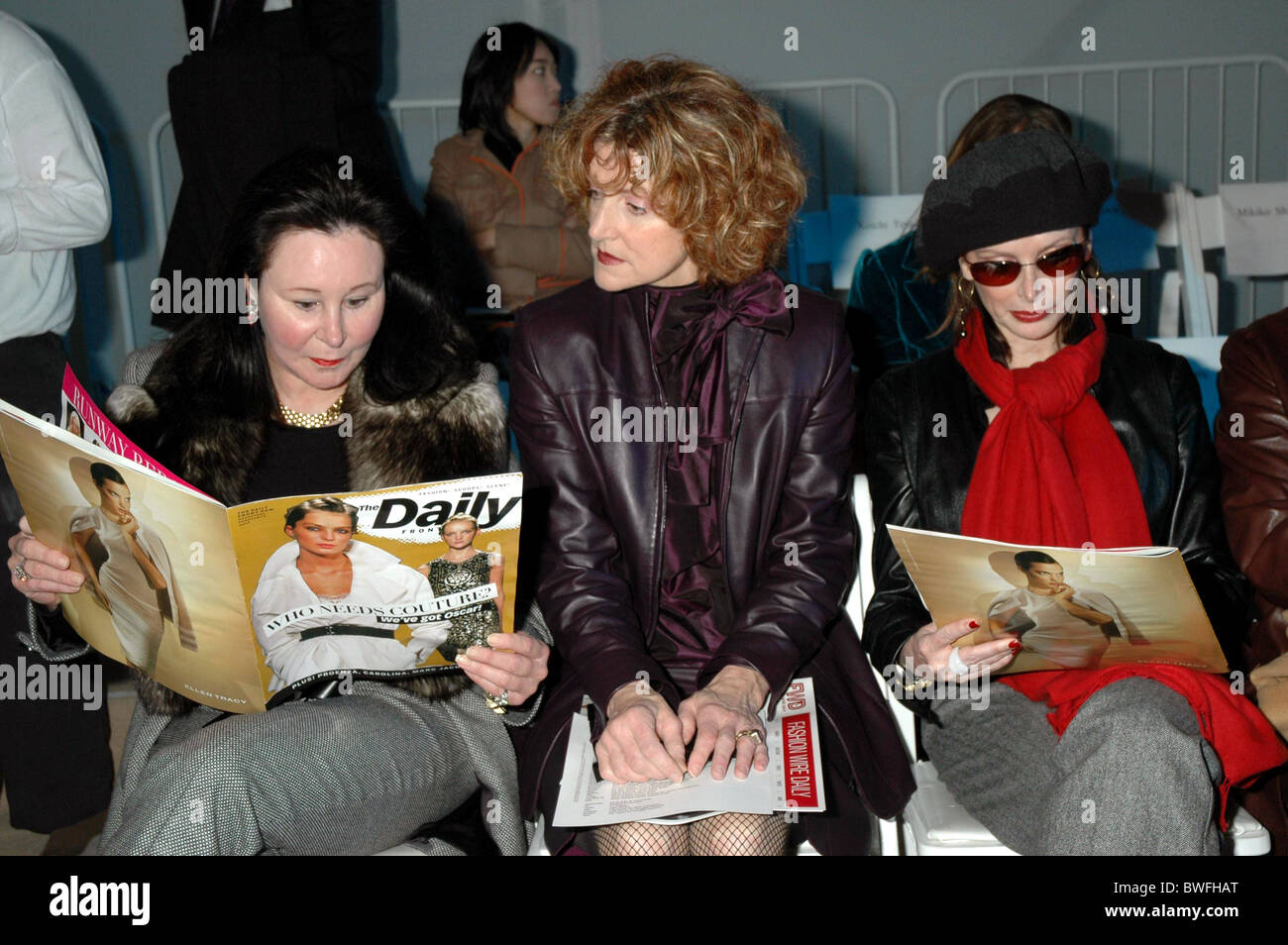 Douglas Hannant fall 2005 show during Olympus Fashion Week Stock Photo ...