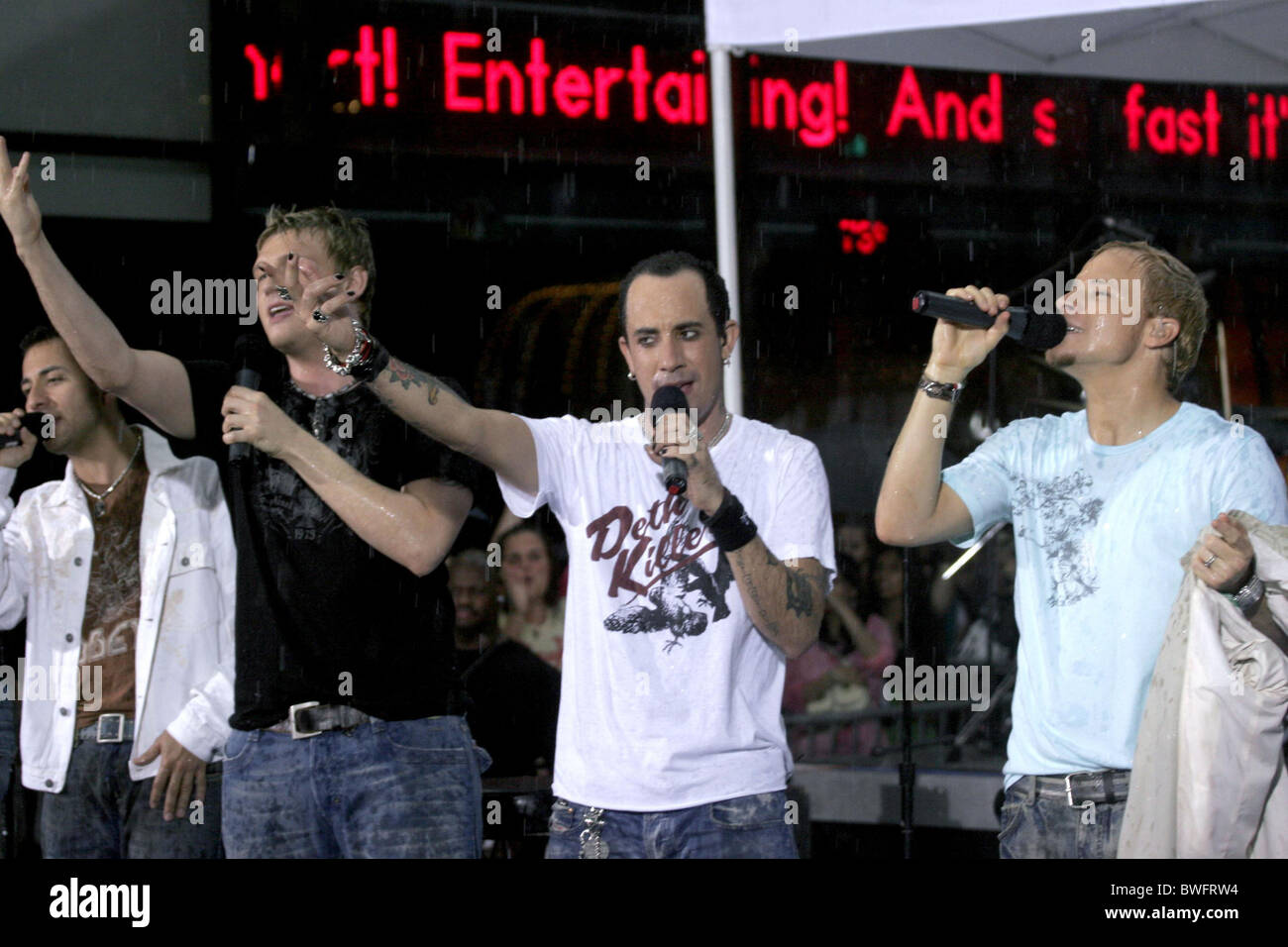 NBC Today Show Concert Series with the BACKSTREET BOYS Stock Photo - Alamy