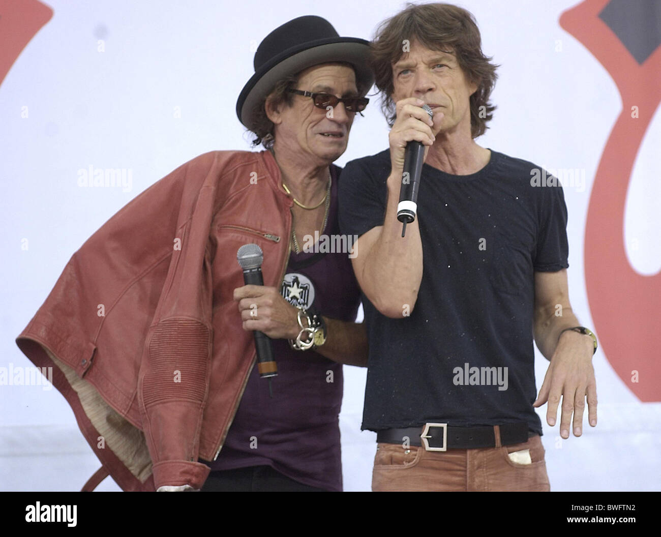 The Rolling Stones Concert Tour Kick Off Announcement Stock Photo - Alamy