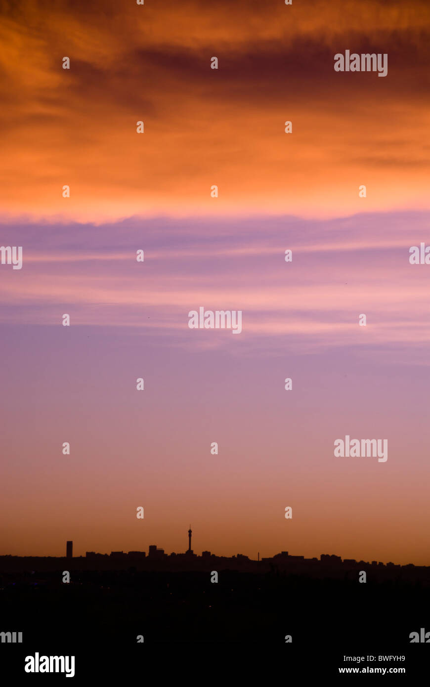 Johannesburg skyline sunset hi-res stock photography and images - Alamy