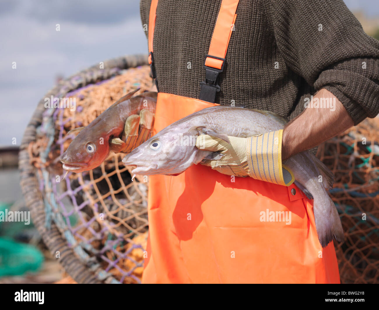 Fisherman close up hi-res stock photography and images - Alamy