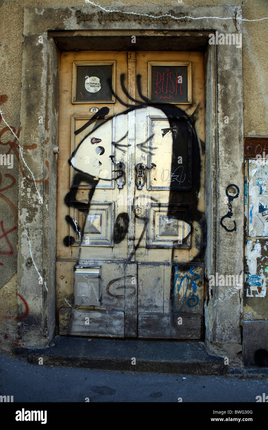 Graffiti door hi-res stock photography and images - Alamy