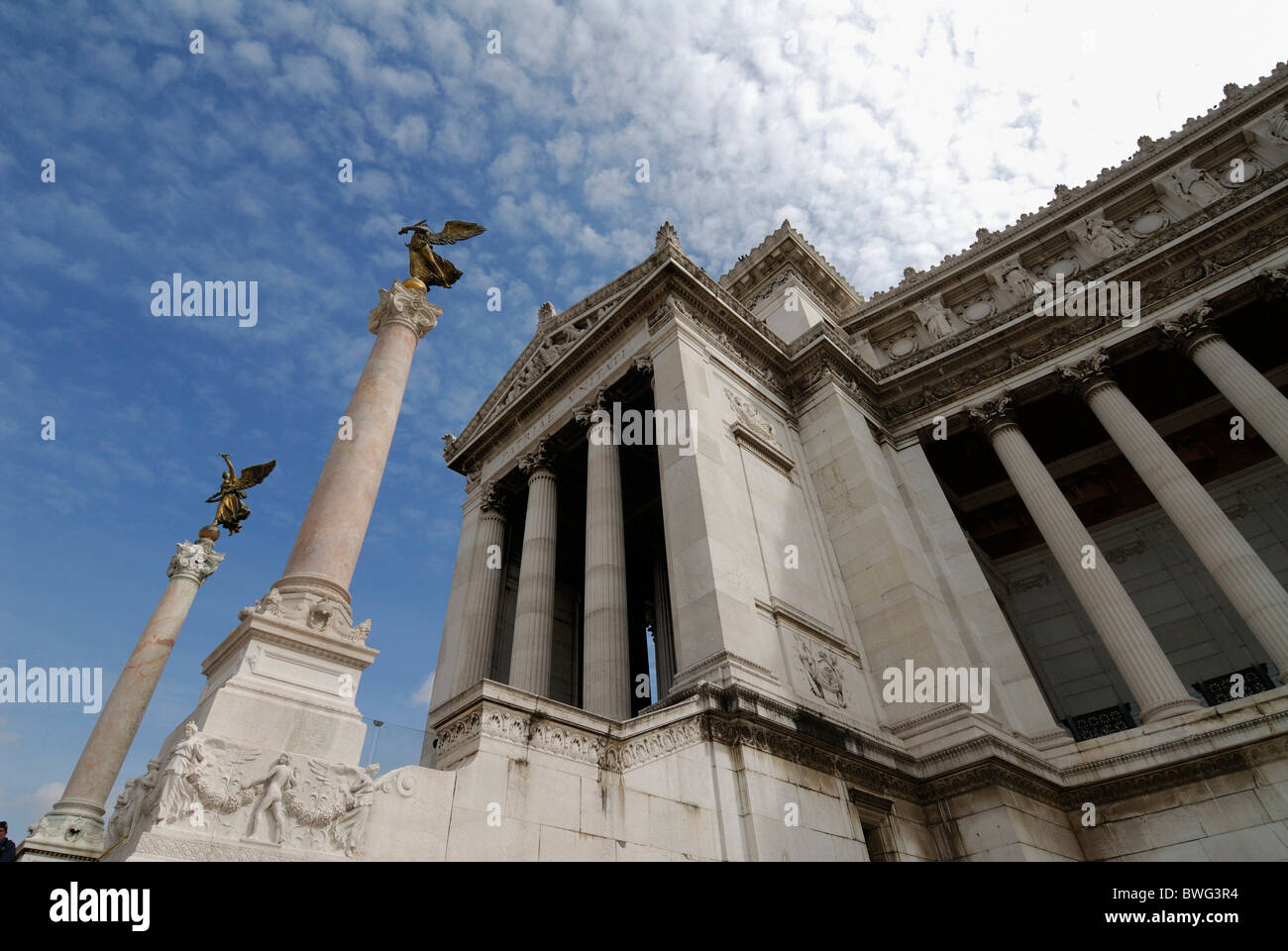 Victor Emmanuel Monument. Rome Stock Photo - Alamy
