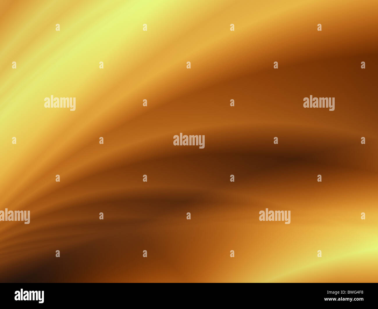 Golden flow wavy design Stock Photo - Alamy