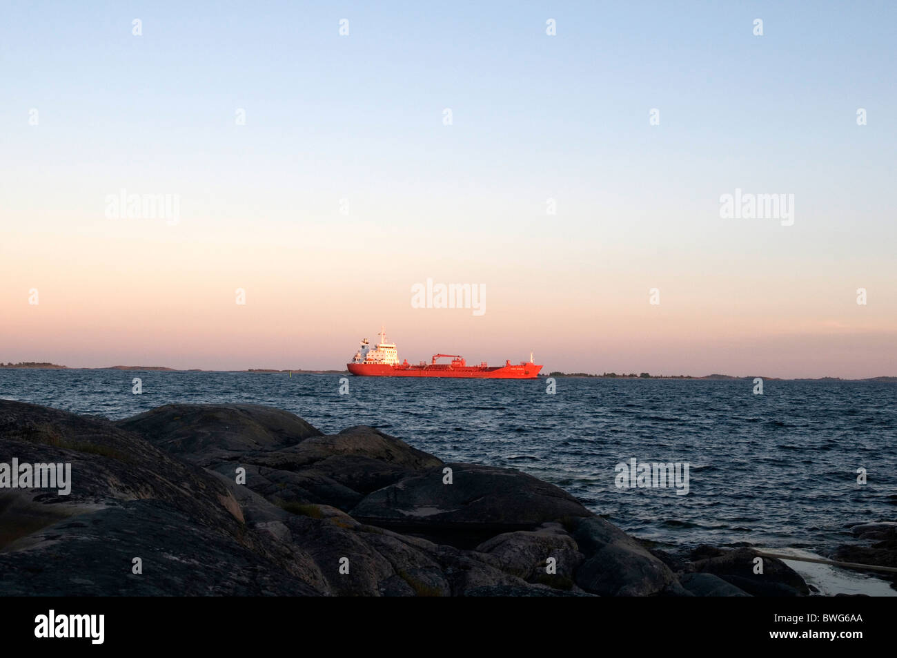 shipping channel in baltic sea channels boat cargo ship ships lane ...