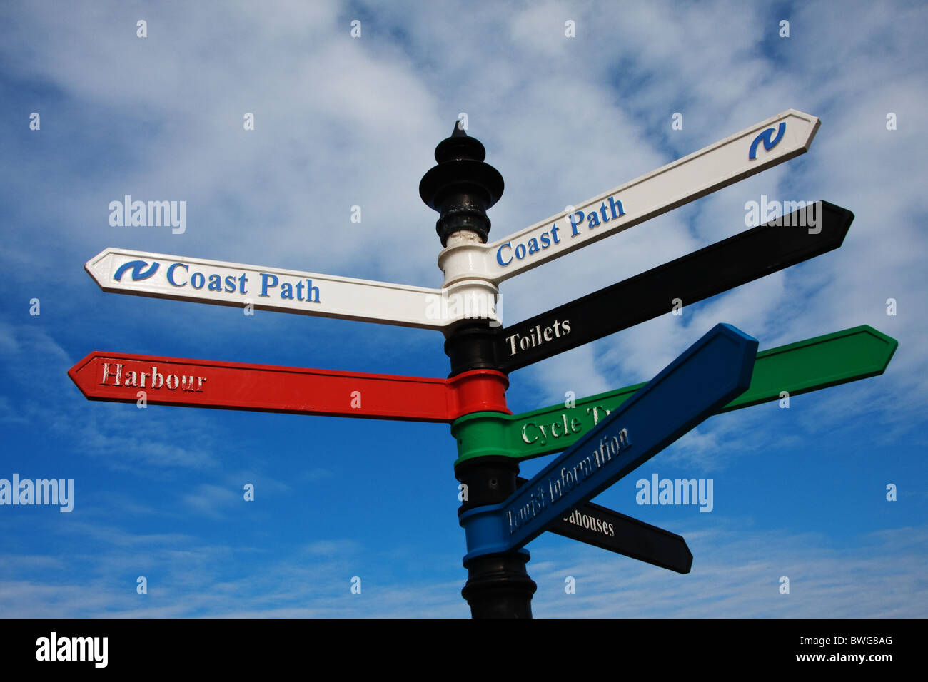 Toilets signpost hi-res stock photography and images - Alamy