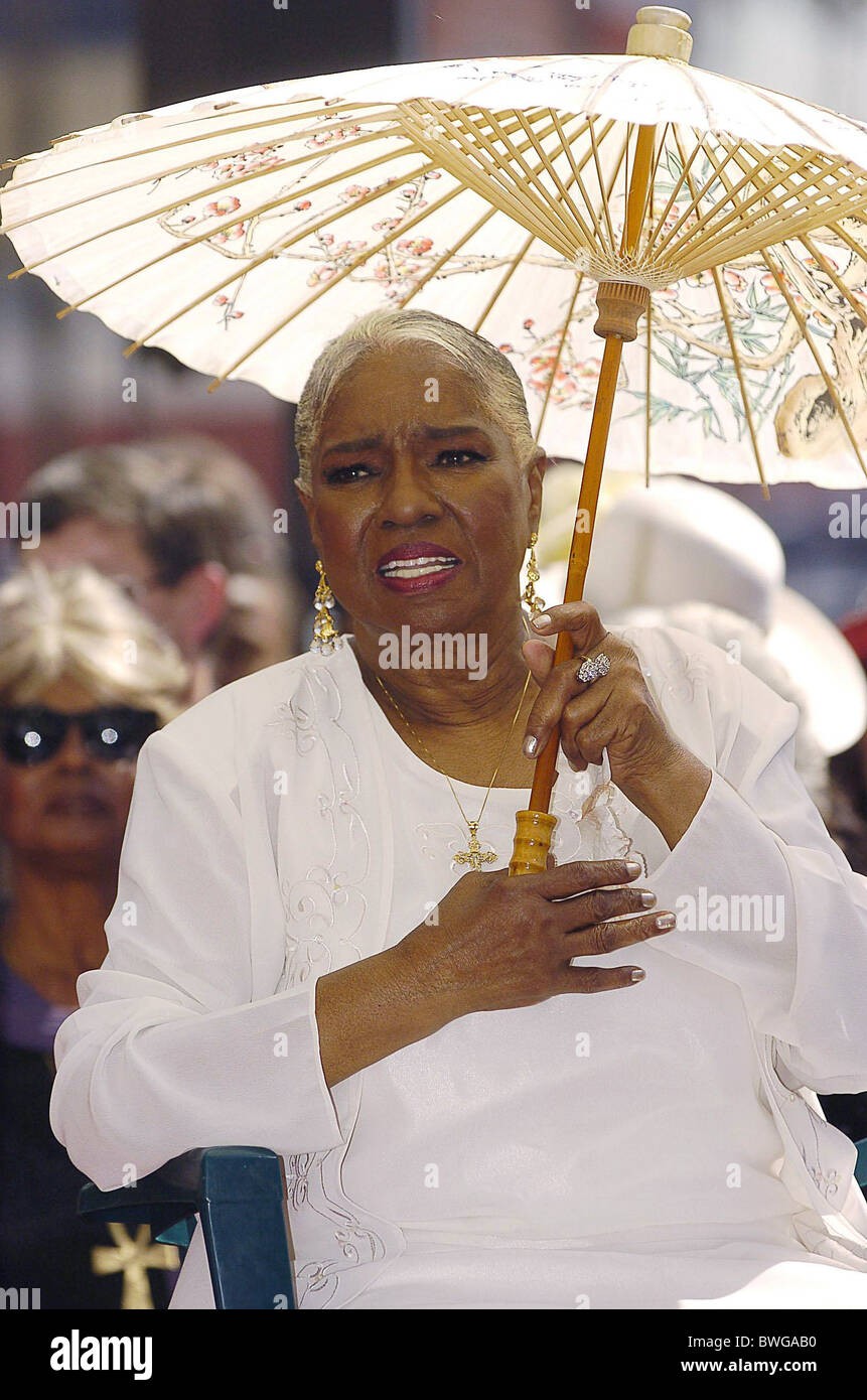 Linda Hopkins receives star on Hollywood Walk of Fame Stock Photo - Alamy