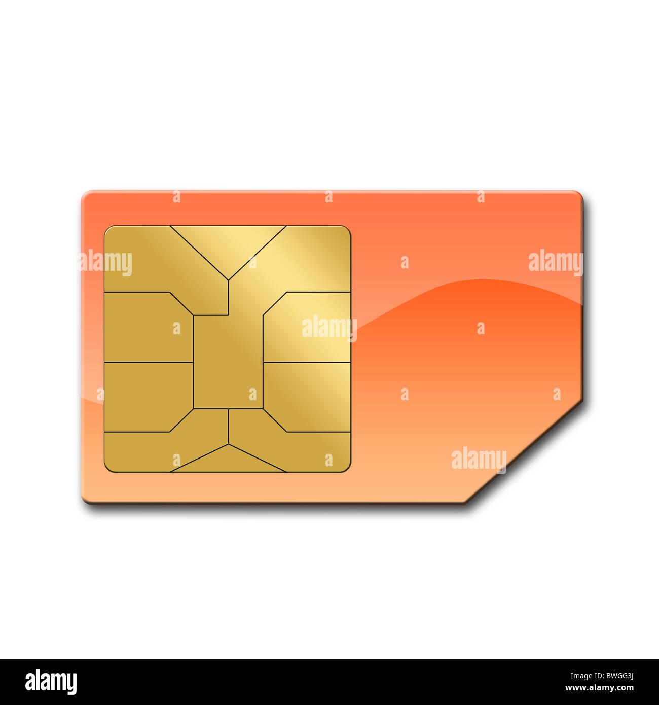 There is a sim card for mobile phone Stock Photo - Alamy
