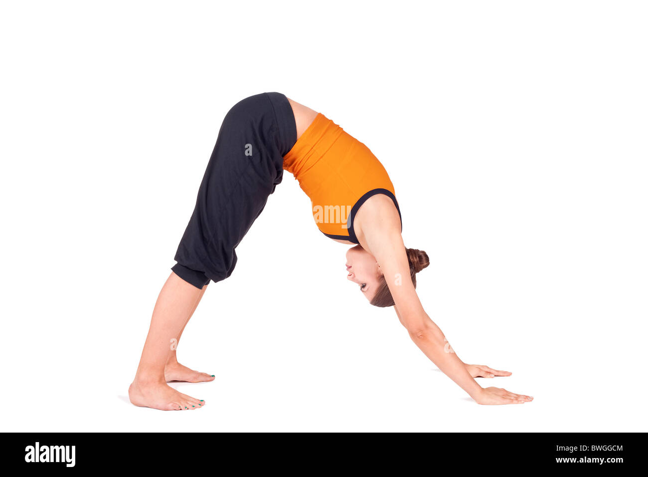 Bending over female body hi-res stock photography and images - Alamy