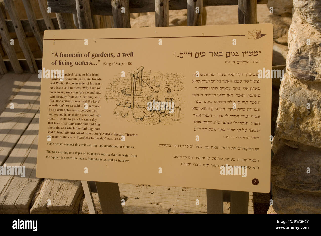 Tel Beer Sheba National Park,an Israeli ancient city dating to the Iron ...