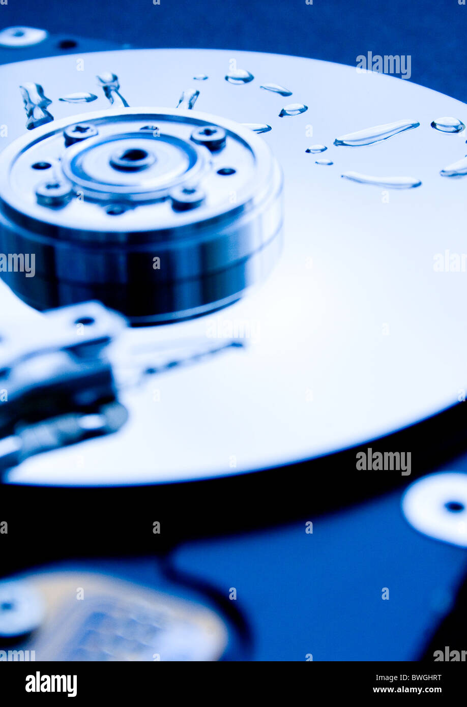 Head of a computer hard drive Stock Photo - Alamy