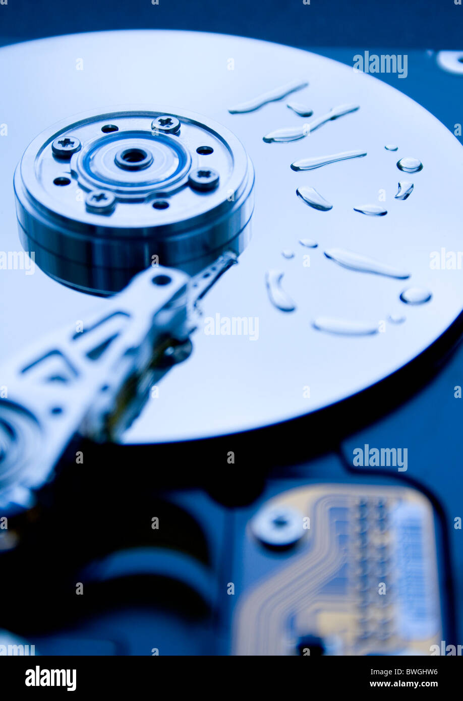 Head of a computer hard drive Stock Photo - Alamy