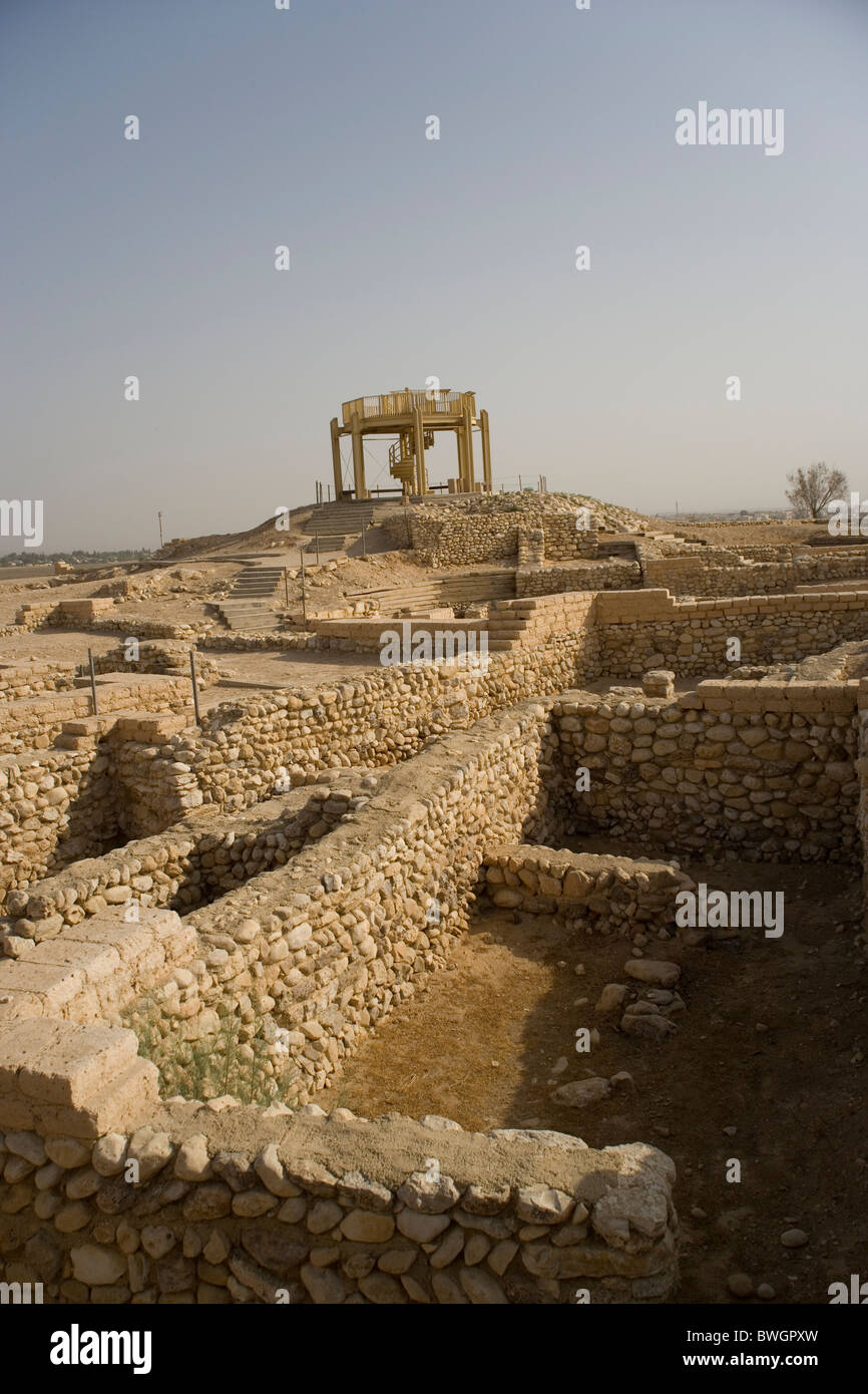 Tel Beer Sheba National Park,an Israeli ancient city dating to the Iron ...