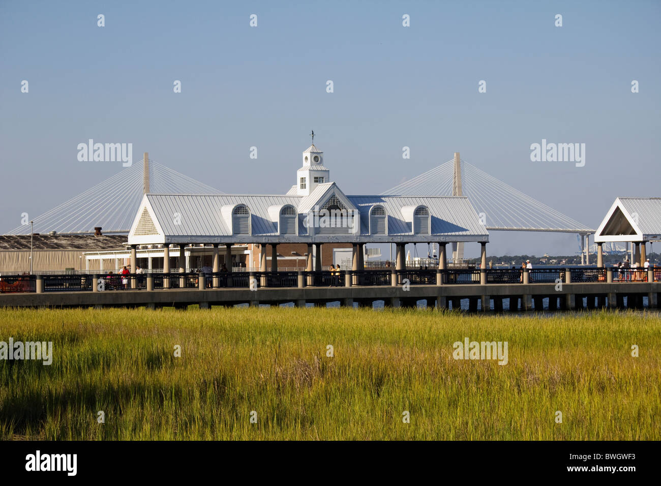 Waterfront Park Pier, Charleston, South Carolina, USA, North America ...
