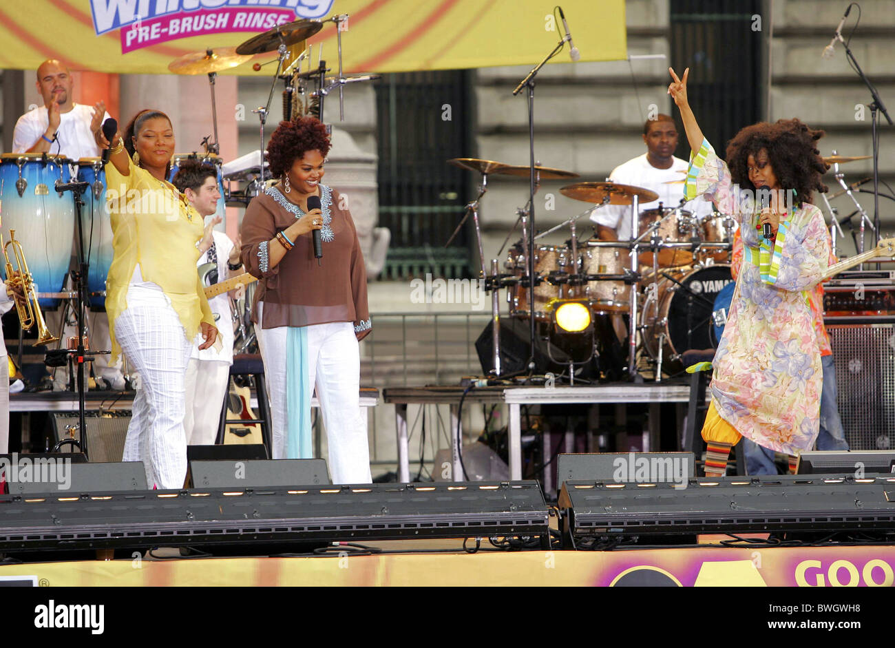 ABC Good Morning America Summer Concert with Queen Latifah Stock Photo ...