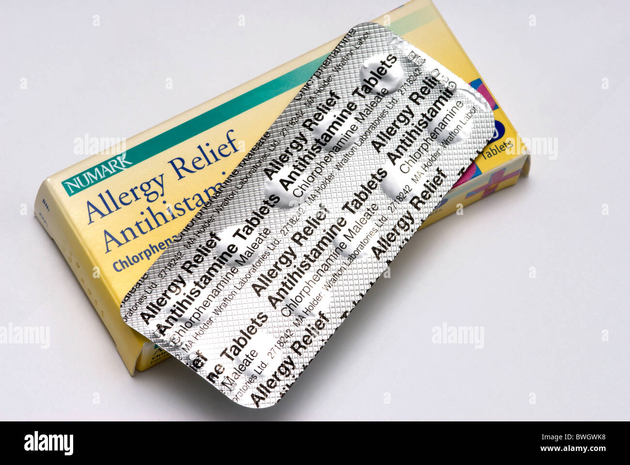 Antihistamine tablets hi-res stock photography and images - Alamy