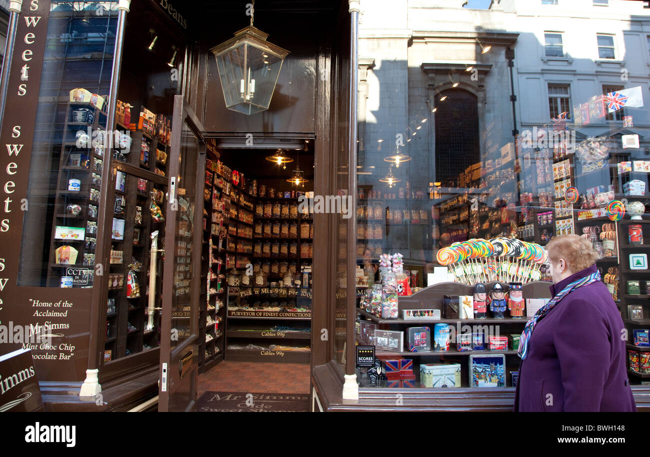 Mr Simms traditional sweet shop, London Stock Photo - Alamy