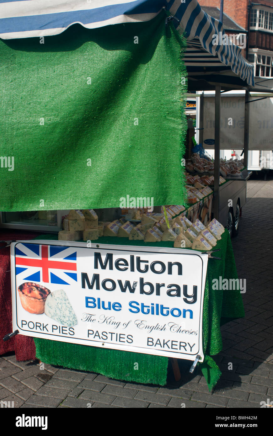 Market stall on melton mowbray hi-res stock photography and images - Alamy