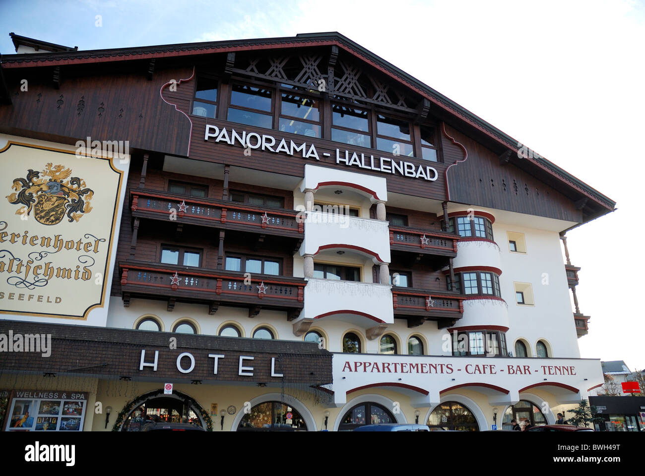 Ferienhotel kaltschmid hotel seefeld tirol hi-res stock photography and ...