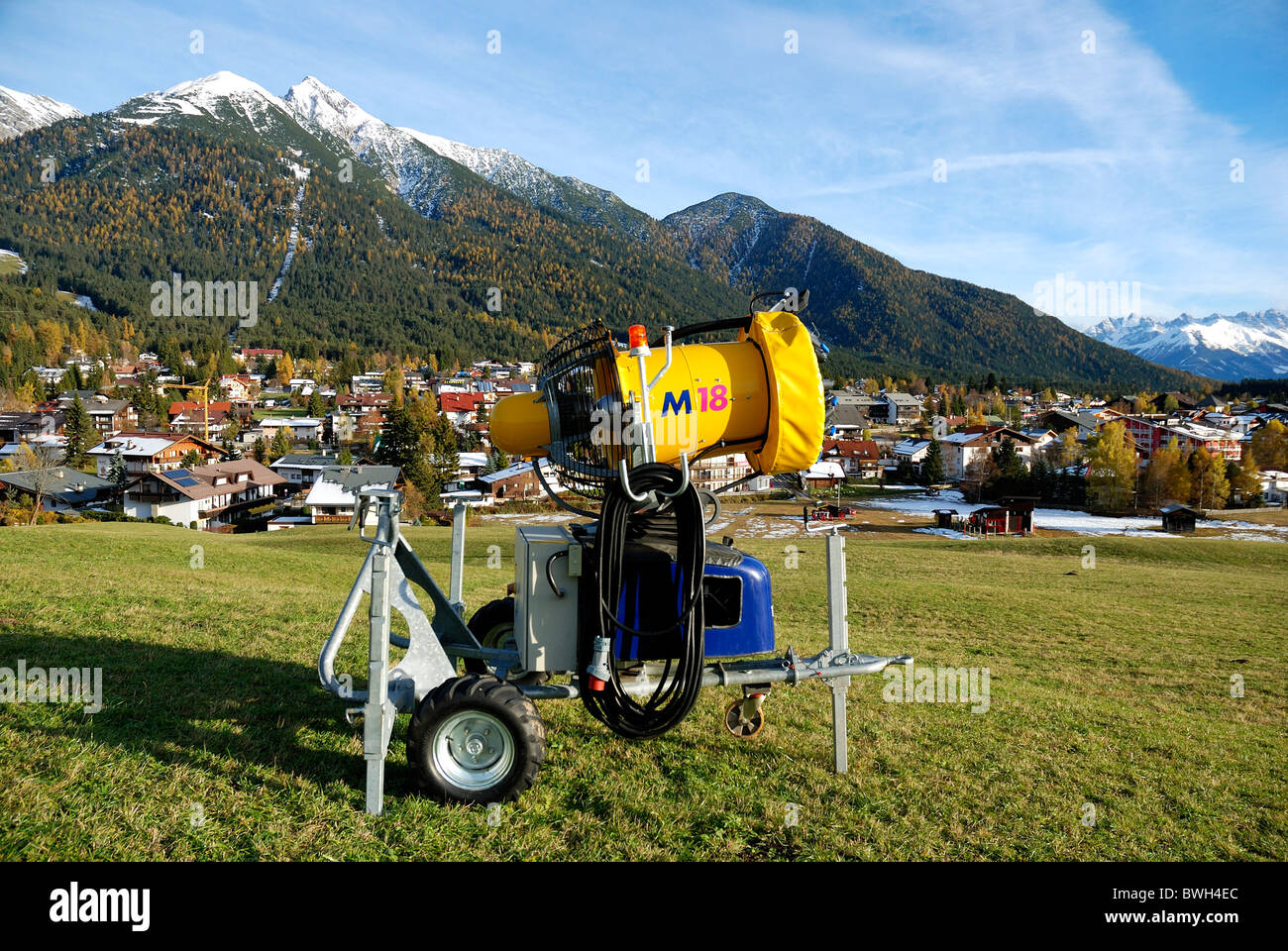 snow gun ready for winter Stock Photo - Alamy