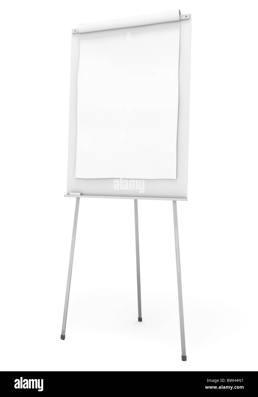 Blank flip chart Cut Out Stock Images & Pictures - Alamy
