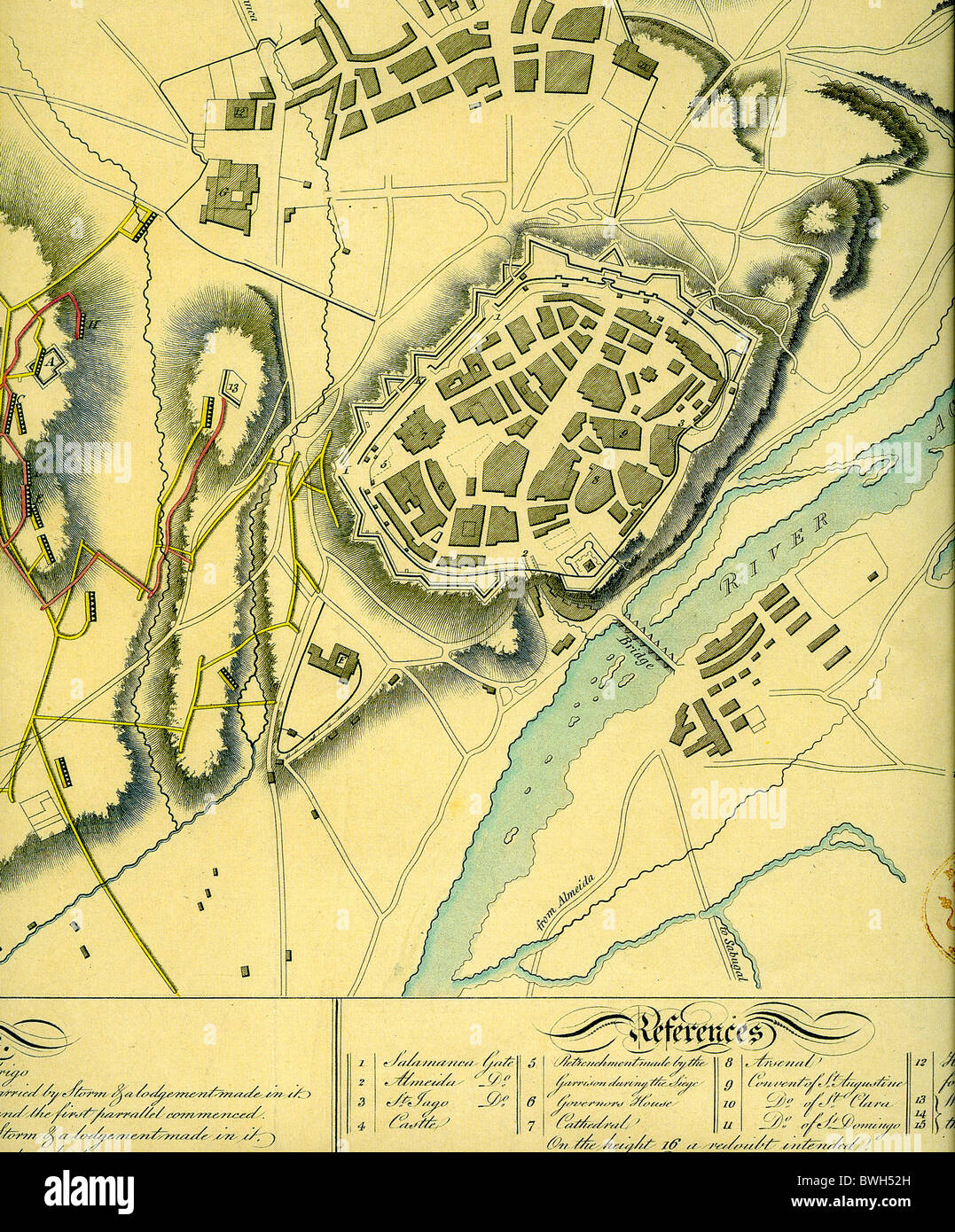 Ciudad rodrigo map hi-res stock photography and images - Alamy