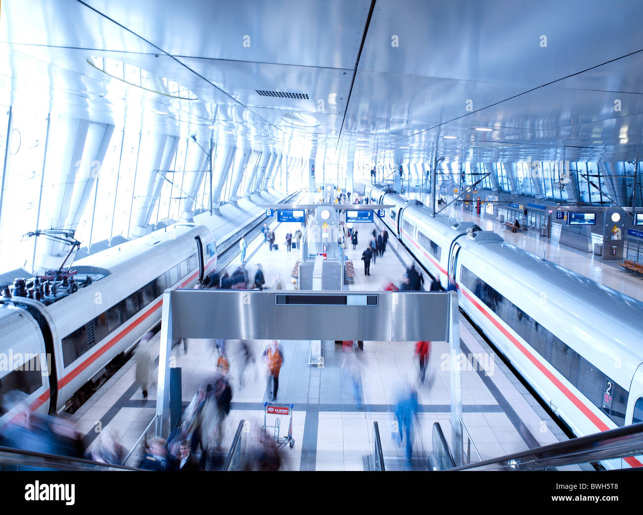 AirRail Terminal, airport terminal railway station, Frankfurt am Main ...