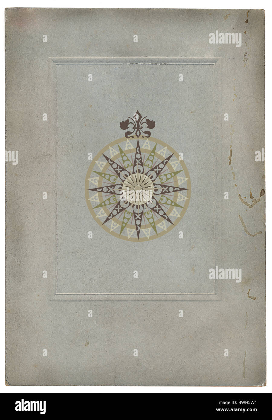 Compass rose on paper background Stock Photo - Alamy