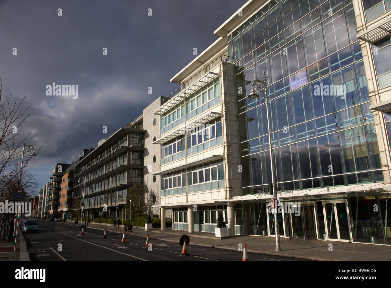 new offices as part of the dublin docklands redevelopment on north wall ...