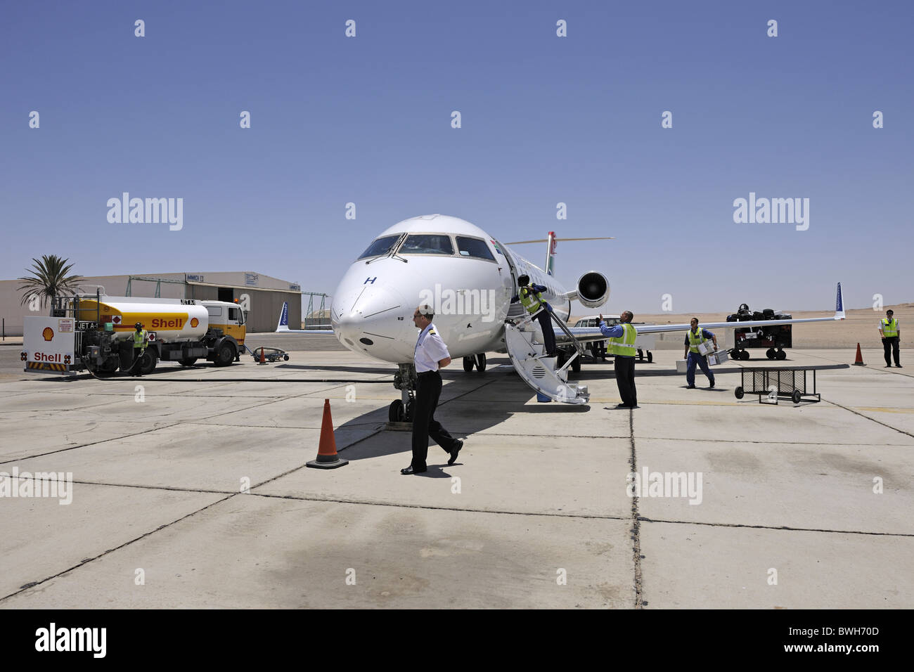 Walvis Bay Airport Namibia Stock Photo - Alamy