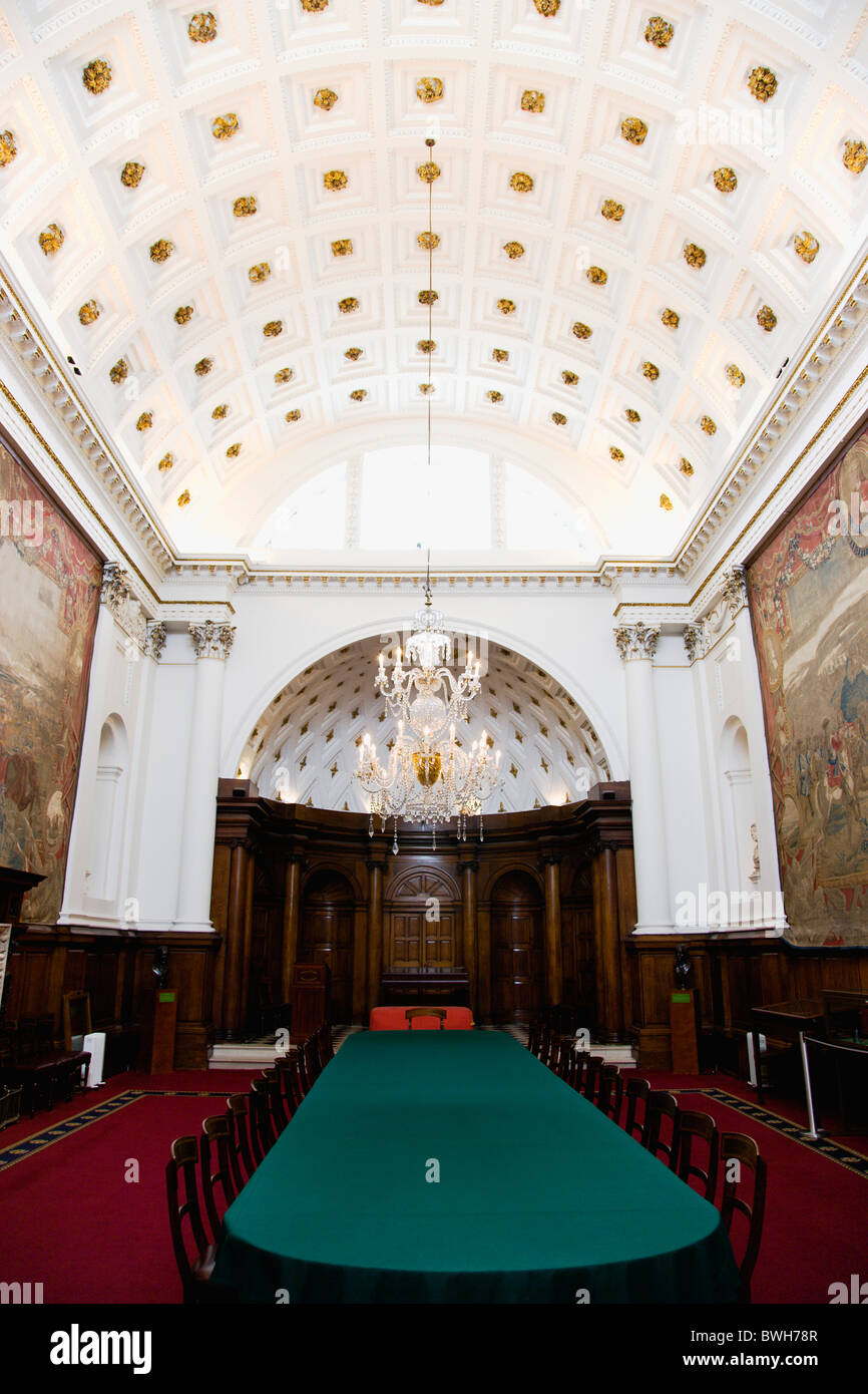 Ireland County Dublin City The Original House of Lords chamber in the ...