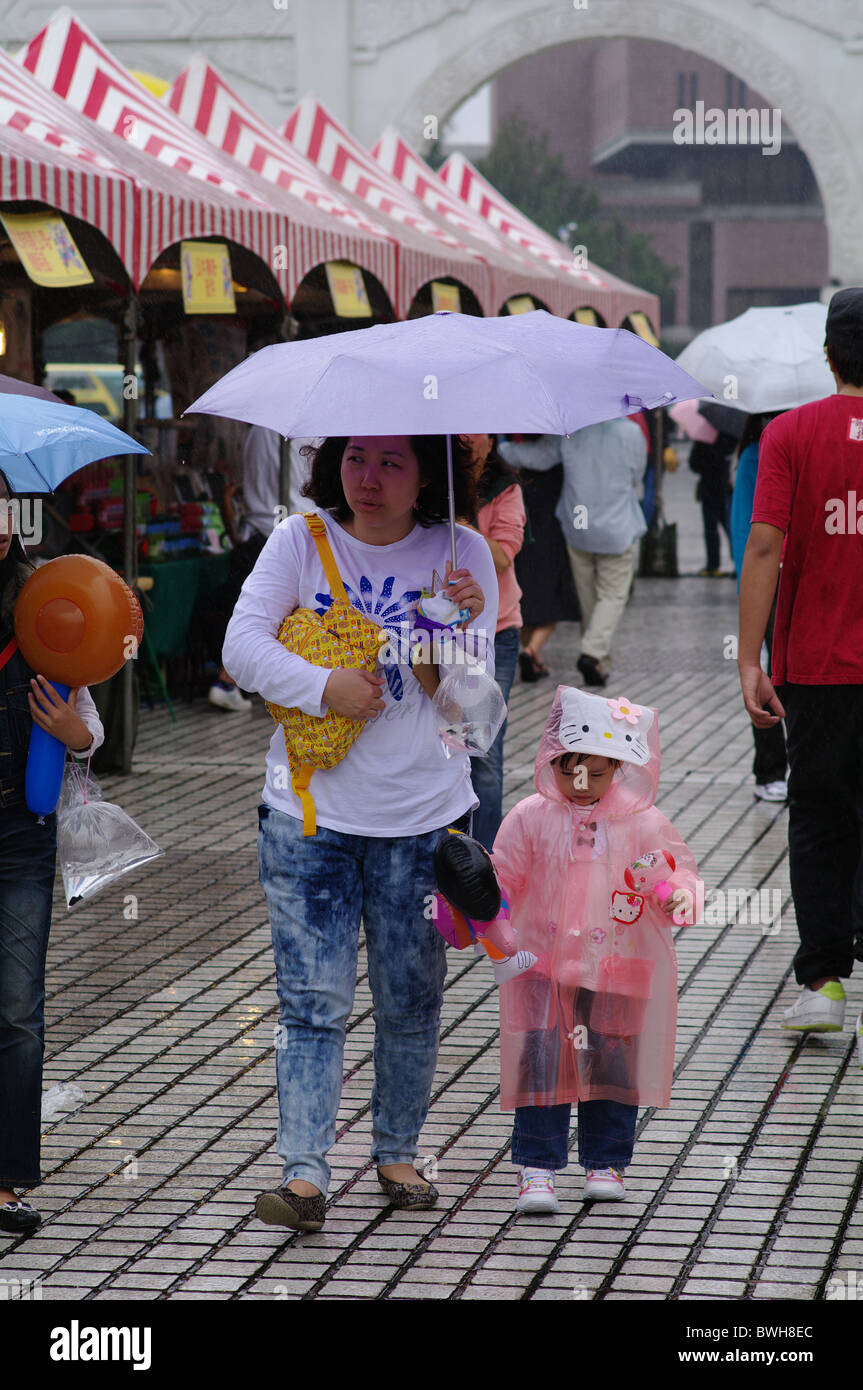 Child china rain hi-res stock photography and images - Alamy