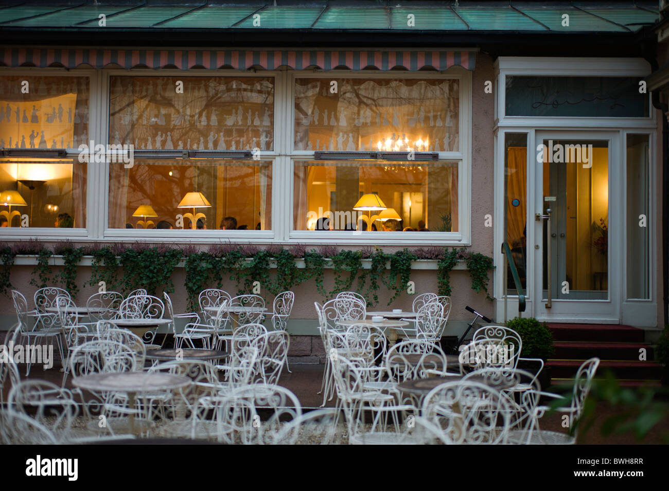 Cafe in Baden Baden Baden Wuerttemberg Germany Stock Photo - Alamy