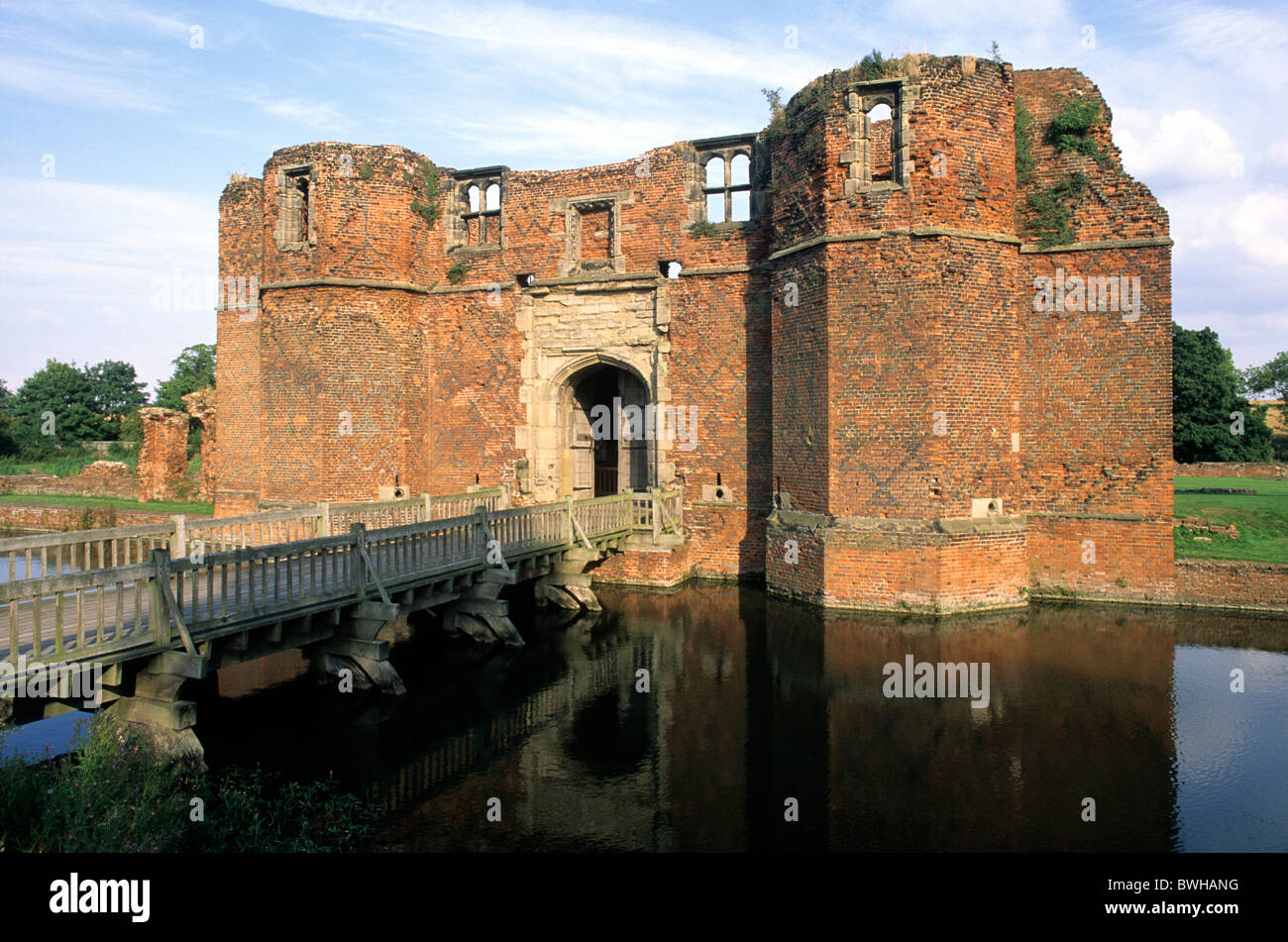 Kirby Muxloe Castle, Leicestershire, gatehouse English medieval castles ...