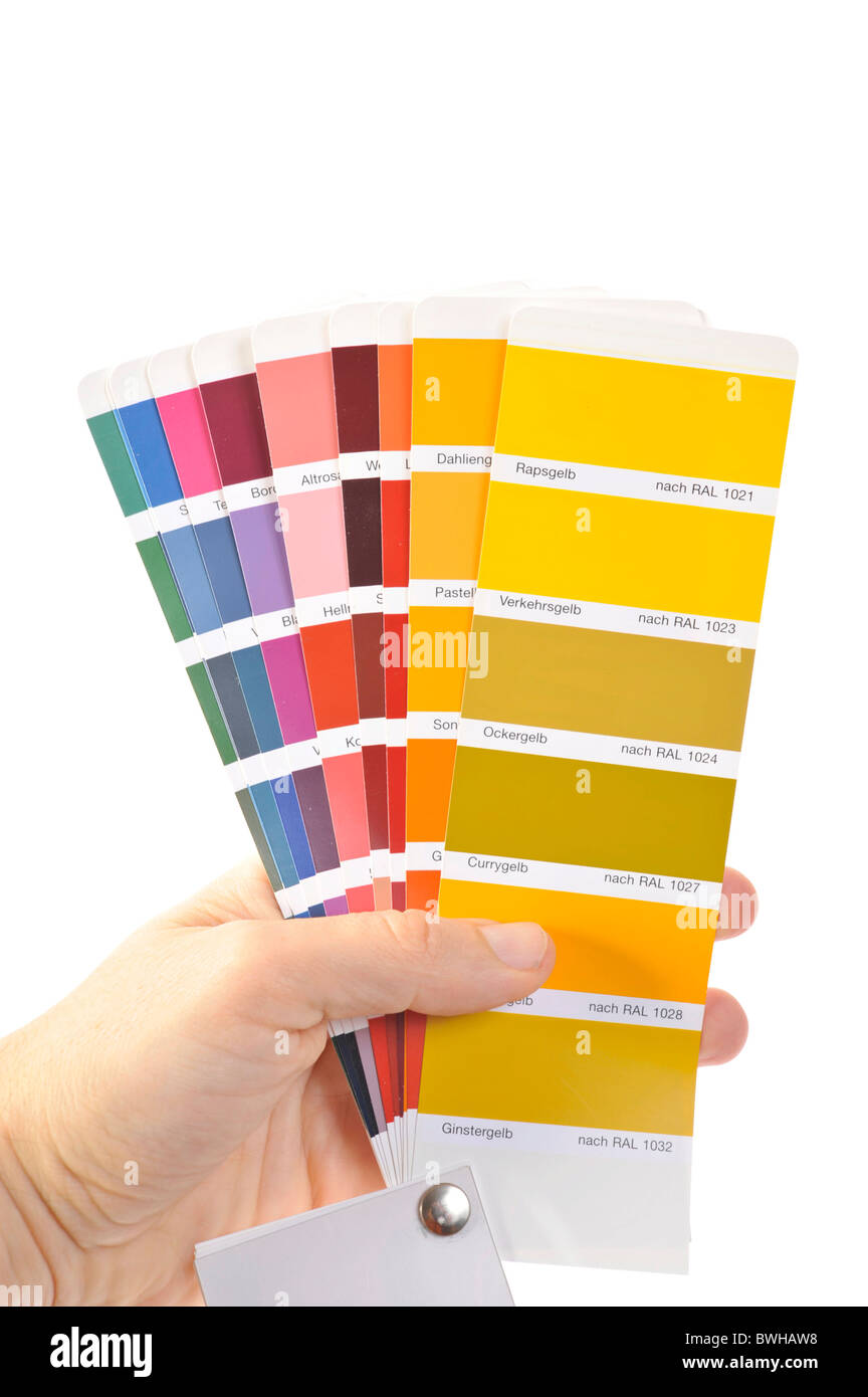 Coloured swatches hi-res stock photography and images - Alamy